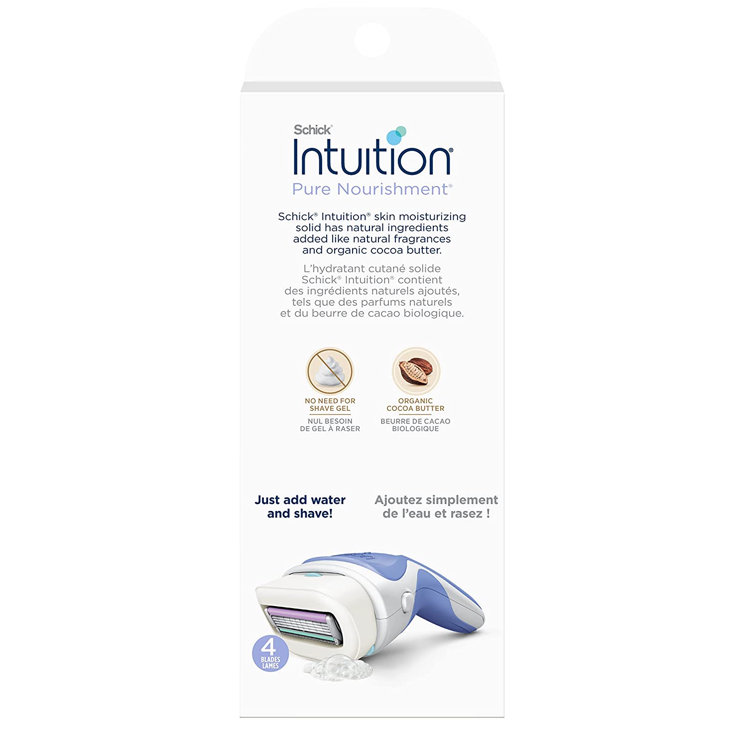 ชิค มีดโกนสบู่ในตัว ออแกนิค อโล Schick Intuition Sensitive Care Organic ...