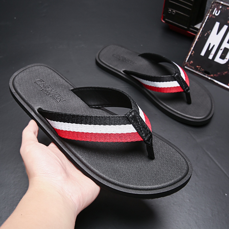 Flip-flops men wear outside in the summer of 2021 the new fashion trend ...