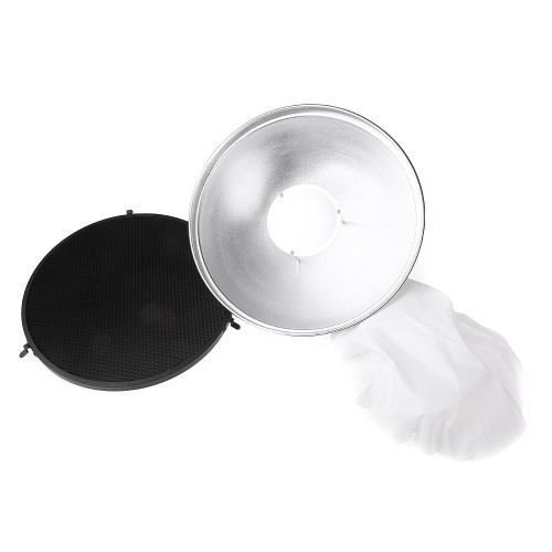 Godox Beauty Dish AD-S3 with Grid AD-S4 for WITSTRO Speedlite Flash ...