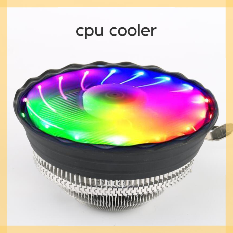 4 Heat Pipes CPU Cooler PWM 4 Pin PC Radiator Quiet Cooling Fan ซีพียู ...