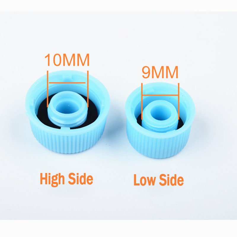 5 pairs, R134a R12 Service Port Valve Dust Cap High Low Side Air ...