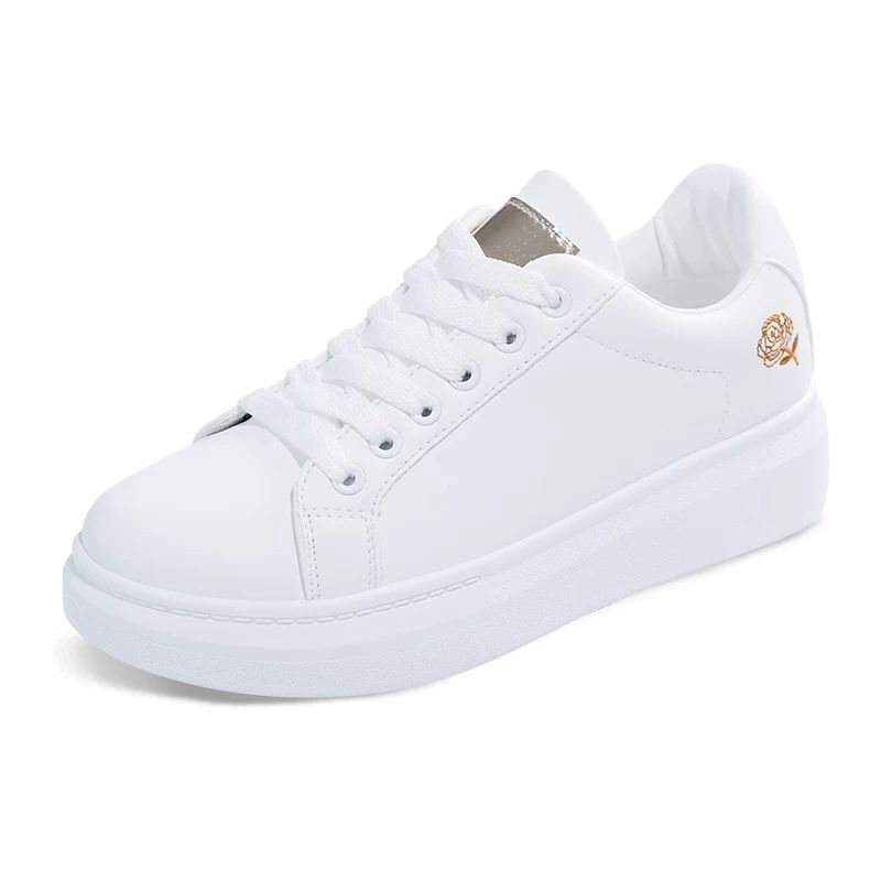 Ready Stock 2021 autumn new white shoes women's breathable spring and ...