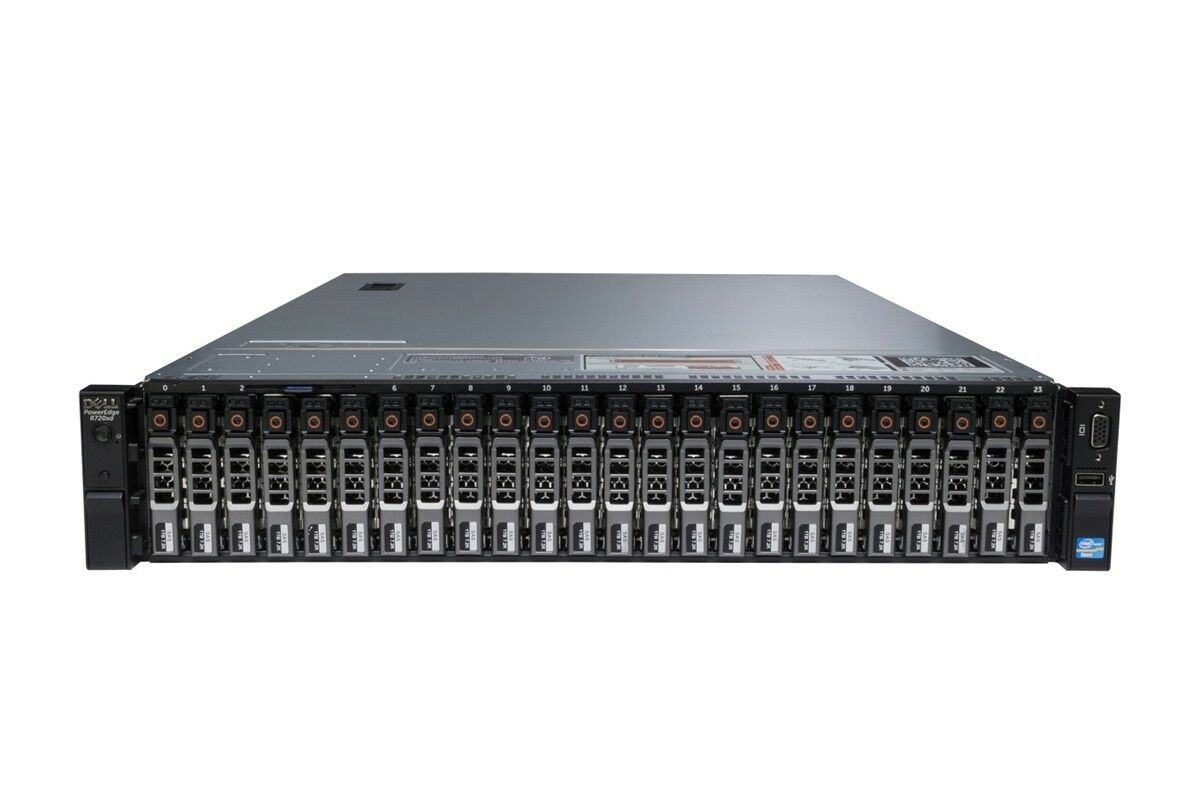 Dell R720 Server PowerEdge CPU E5-2651V2x2 / Ram 64GB PC3L-12800R DDR3 ...