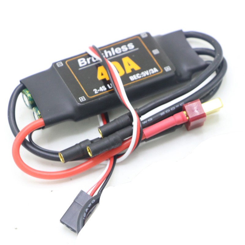สปีดคอนโทรล ESC 40A ราคาถูก พร้อม BEC รองรับ แบตลิโพ 2-4s เชื่อมปลั๊ก ...