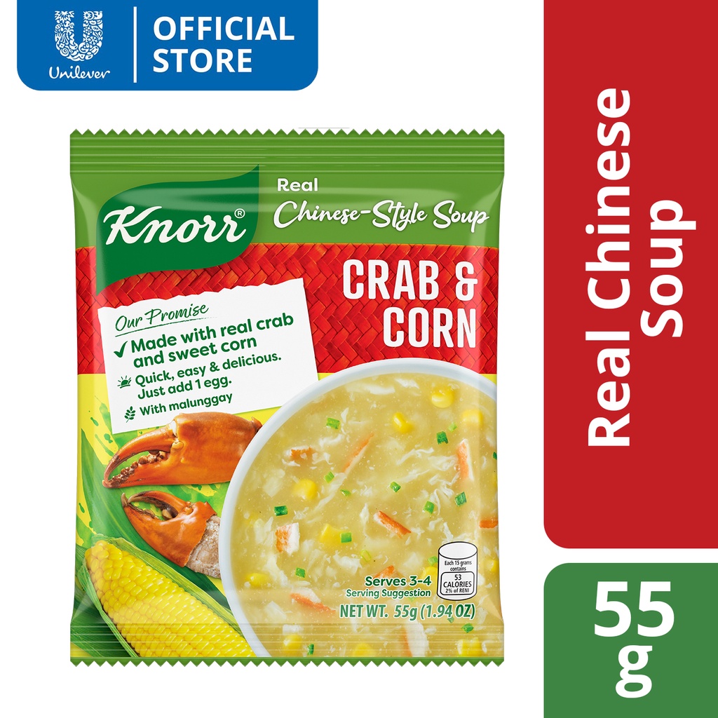 Knorr Crab And Corn Soup Mix 55g Th