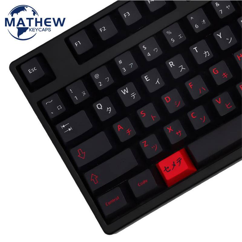 Bushido Keycap 61/68/84/87/104/108 Keys keycap Layout Cherry Profile ...