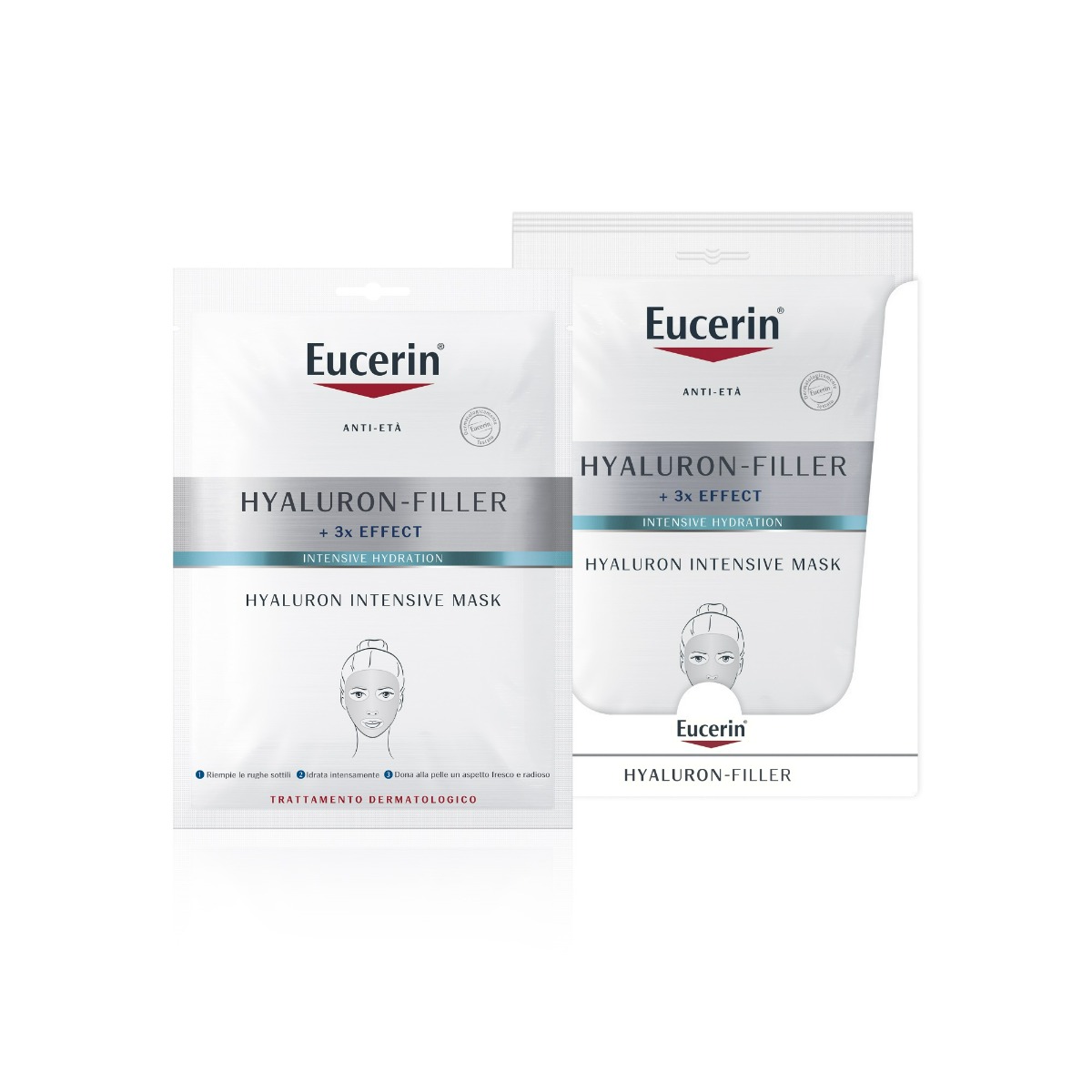 แผ่นมาส์กหน้า Eucerin Hyaluron-Filler Hyaluron Intensive Mask | Lazada ...
