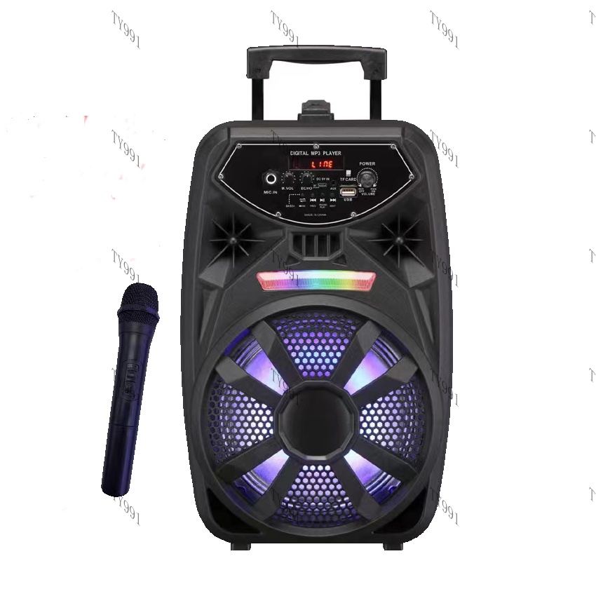 ใหม่ลำโพงบลูทูธ ลำโพงเคลื่อนที่ ล้อลาก ขนาด 8 นิ้ว Loudspeaker รุ่น PK ...