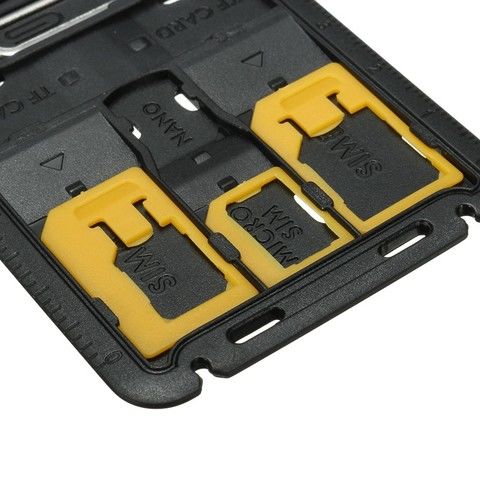 Ultra-Thin sim Card Wallet Recovery Card Box Mobile Phone Card Holder ...