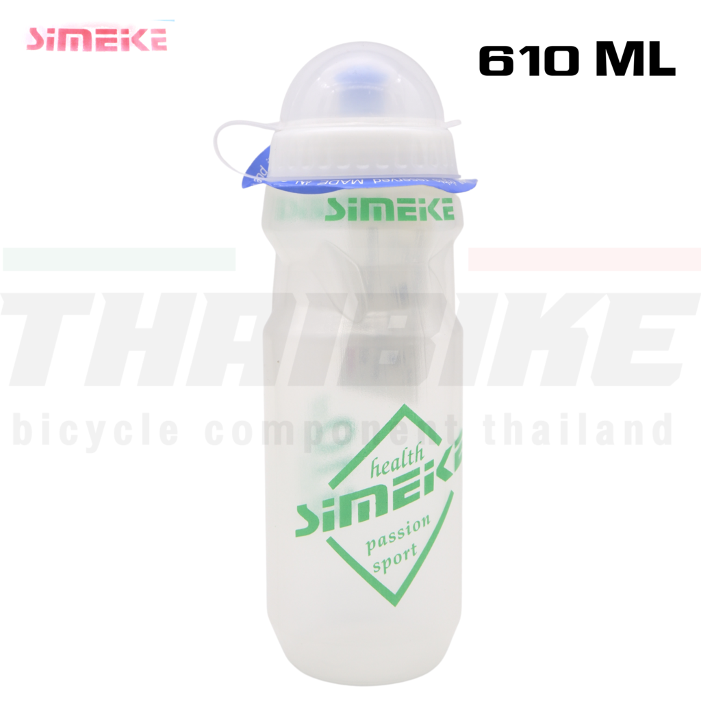 ขวดน้ำจักรยานแบบใส ขวดน้ำดื่มออกกำลังกาย SIMEKE แบบใส 610ml | Lazada.co.th