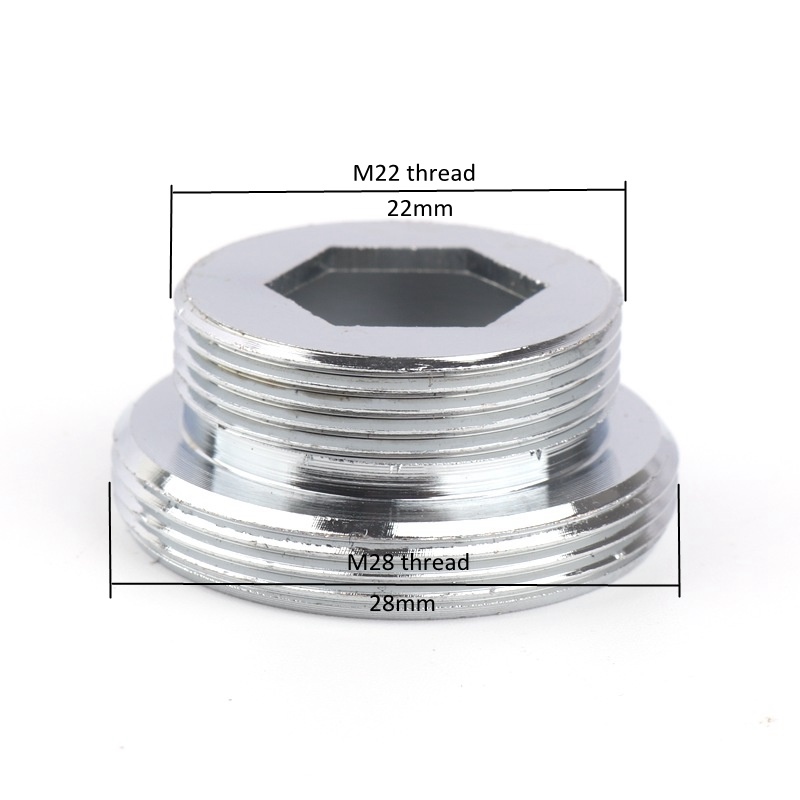 Stainless Steel M22 To M28 Thread Connector Faucet Joints Water Tap ...