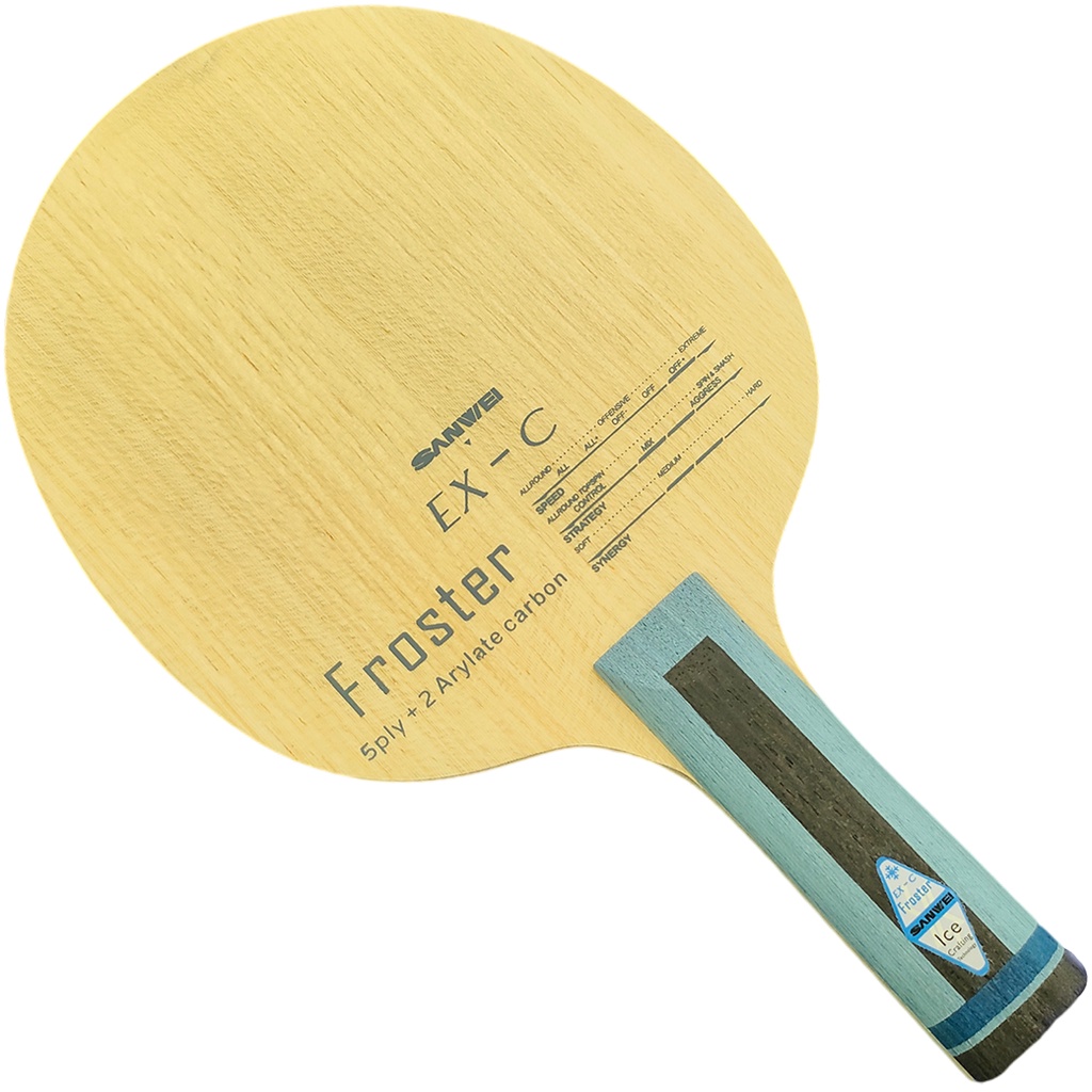 ไม้ปิงปองประกอบจัดชุด Sanwei FROSTER x Air SCIROCCO เด้ง แน่น กระชากแรง ...