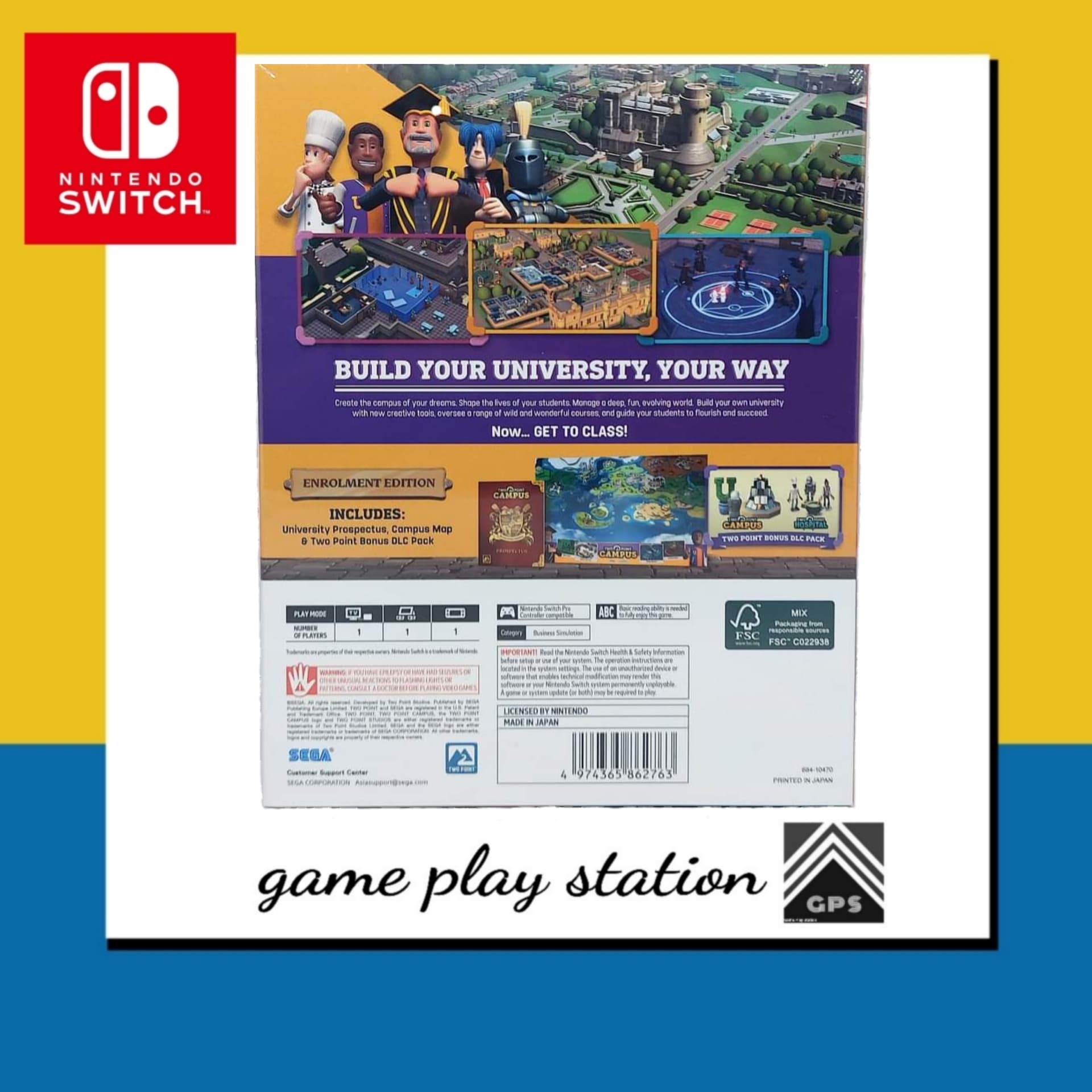 nintendo switch two point campus enrolment edition ( english zone 2 ...