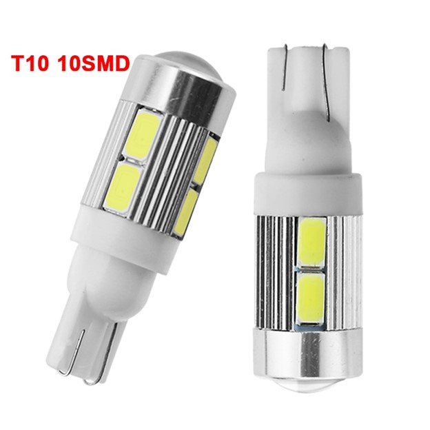 หลอดไฟหรี่ขั้วT10 LED 5630 SMD 12V 6500K สีขาว ราคาต่อคู่ | Lazada.co.th