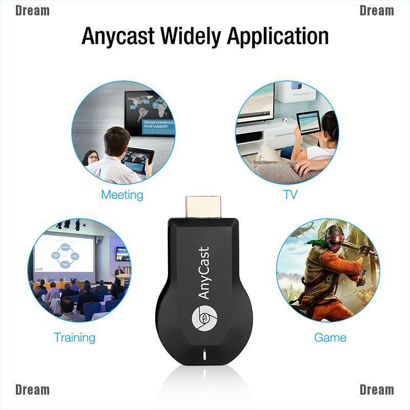 Ready Stock Anycast Original M9Plus Wifi Dongle HDMI Wireless Display ...