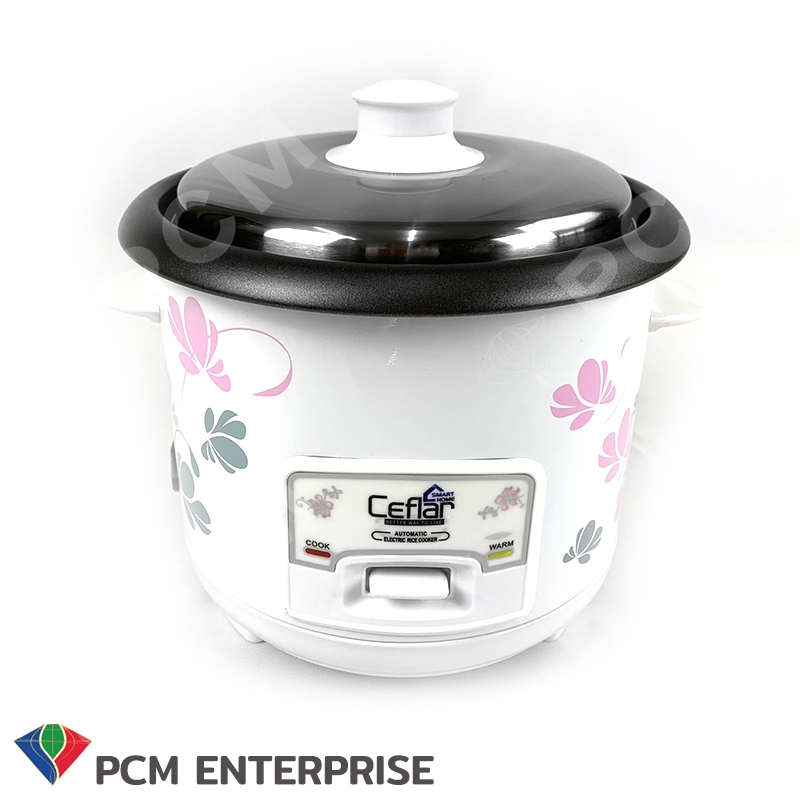 CEFLAR PCM หม้อหุงข้าวไฟฟ้าพร้อมซึ้งนึ่งอาหาร รุ่น CR-010 ขนาด 1 ลิตร - PCM Enterprise - ThaiPick
