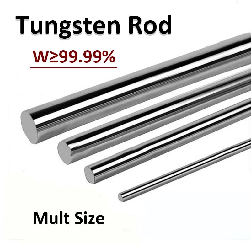 99.99 Pure Tungsten Rod Hard Metal Electrode Wear-resistant Wolfram ...