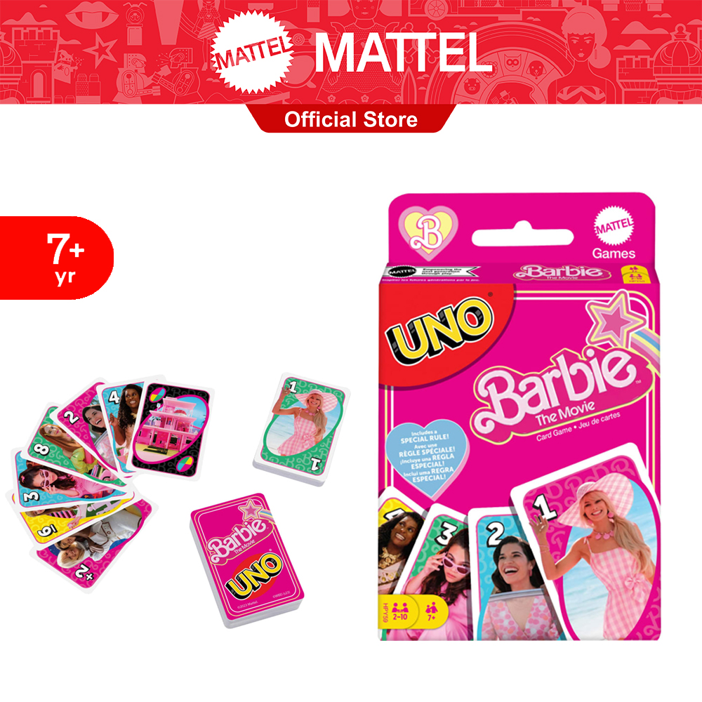 BBTM UNO Barbie The Movie Card Game การ์ดเกม อูโน่ รุ่นบาร์บี้มูฟวี่ ...