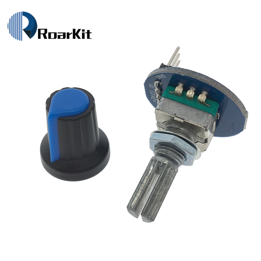 Rotating Potentiometer Knob Cap Digital Control Module Rotary Encoder ...