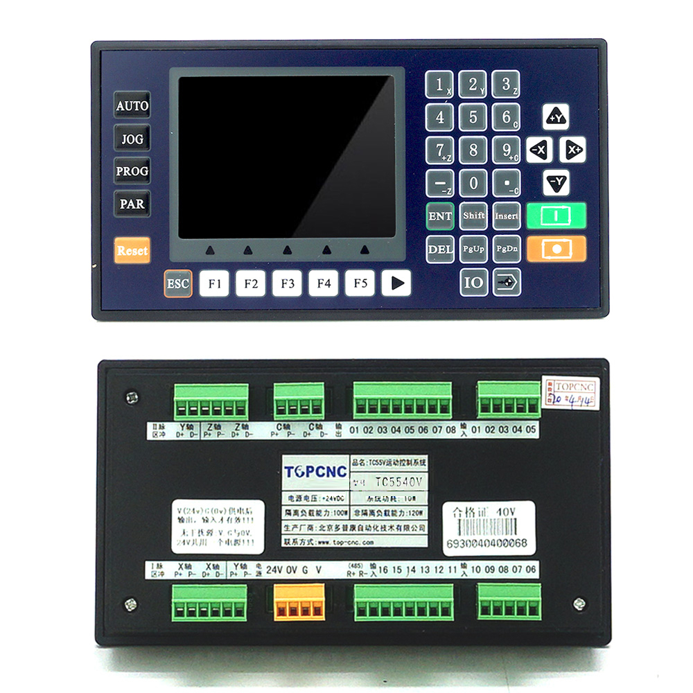 Maxgeek TC55 1234 Axis CNC Controller Motion Controller With 3.5" Color LCD For CNC Router Servo ...