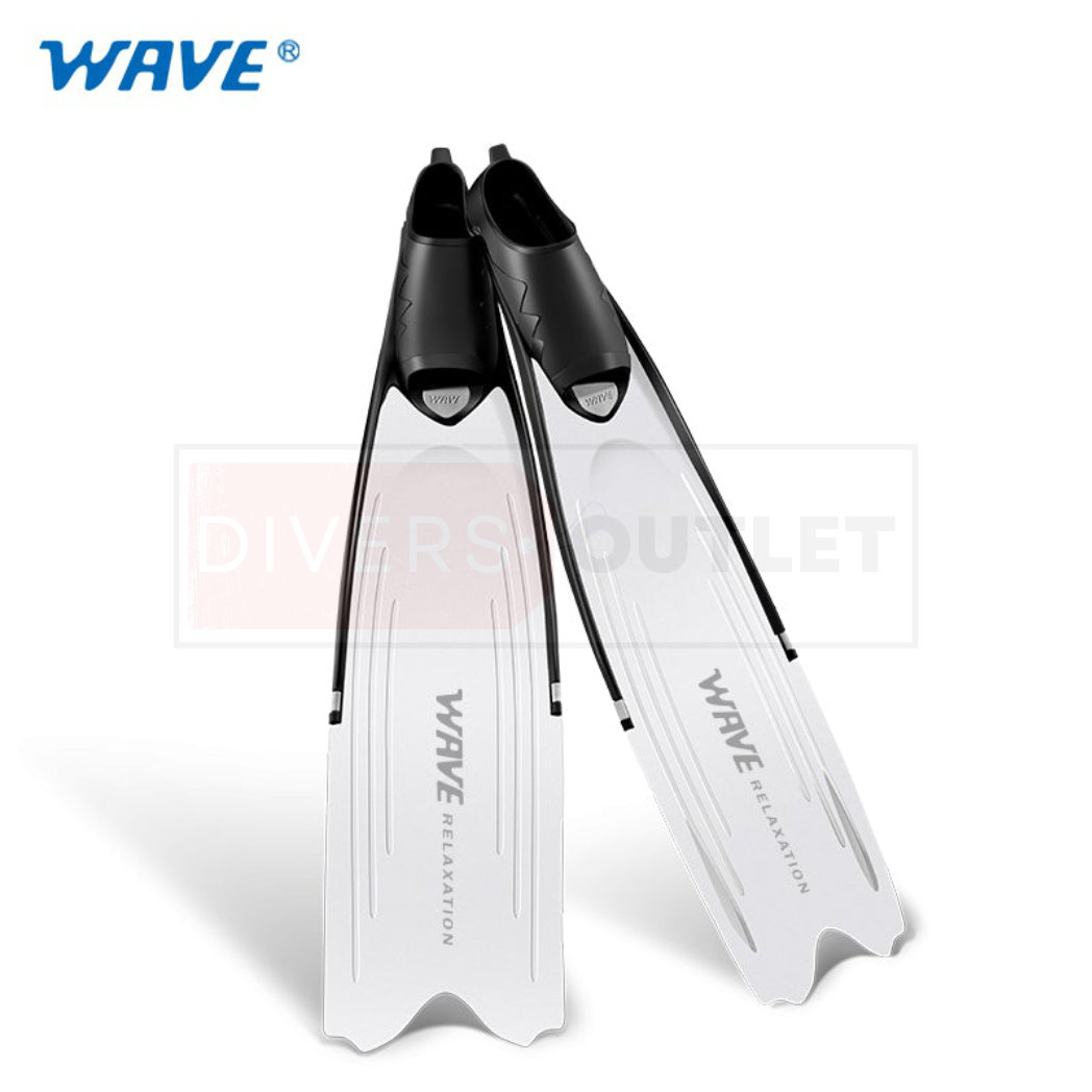 WAVE Freediving fins ฟินฟรีไดฟ์ ฟินดำน้ำ ตีนกบดำน้ำ | Lazada.co.th