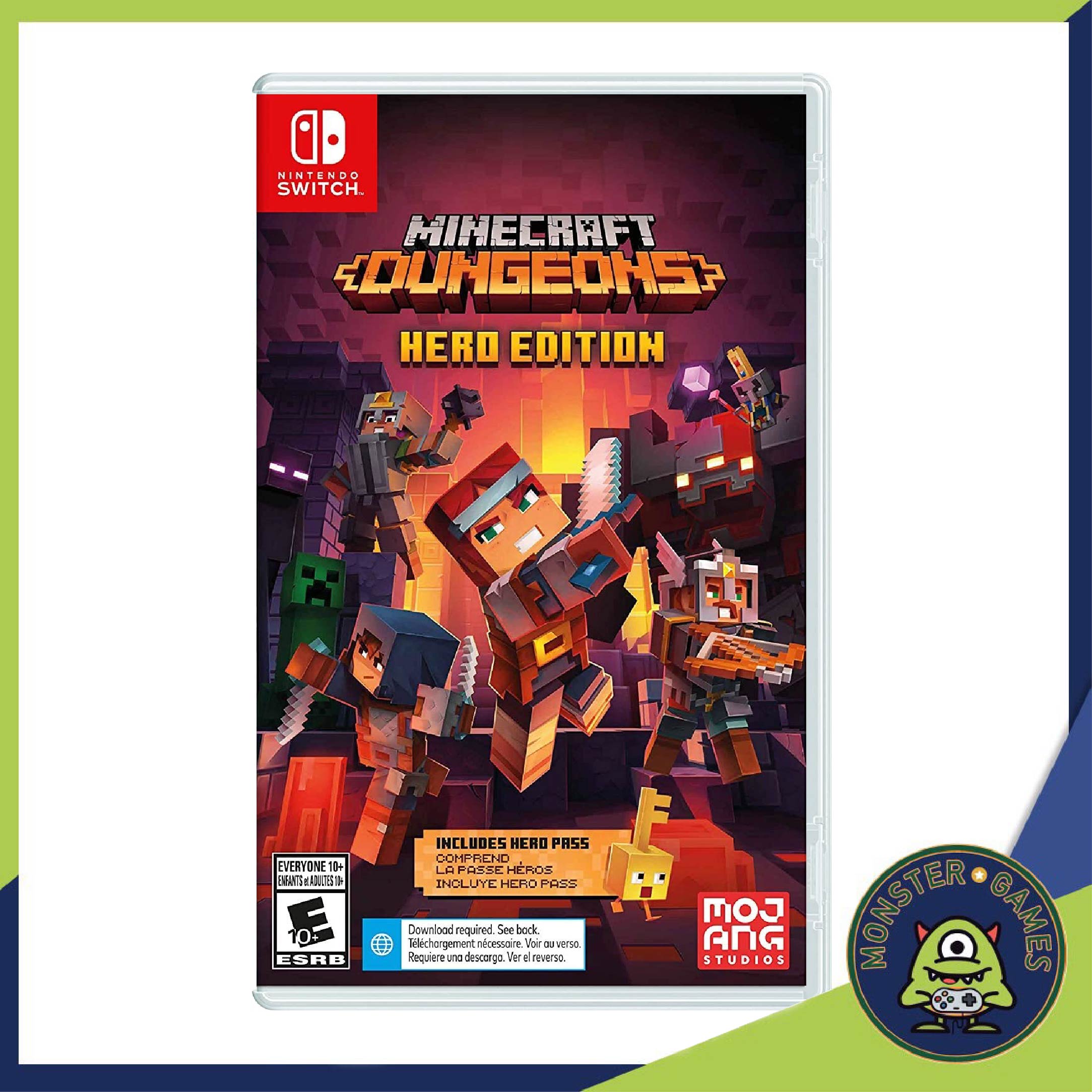 Minecraft Dungeons Hero Edition Nintendo Switch Game แผ่นแท้มือ1 ...
