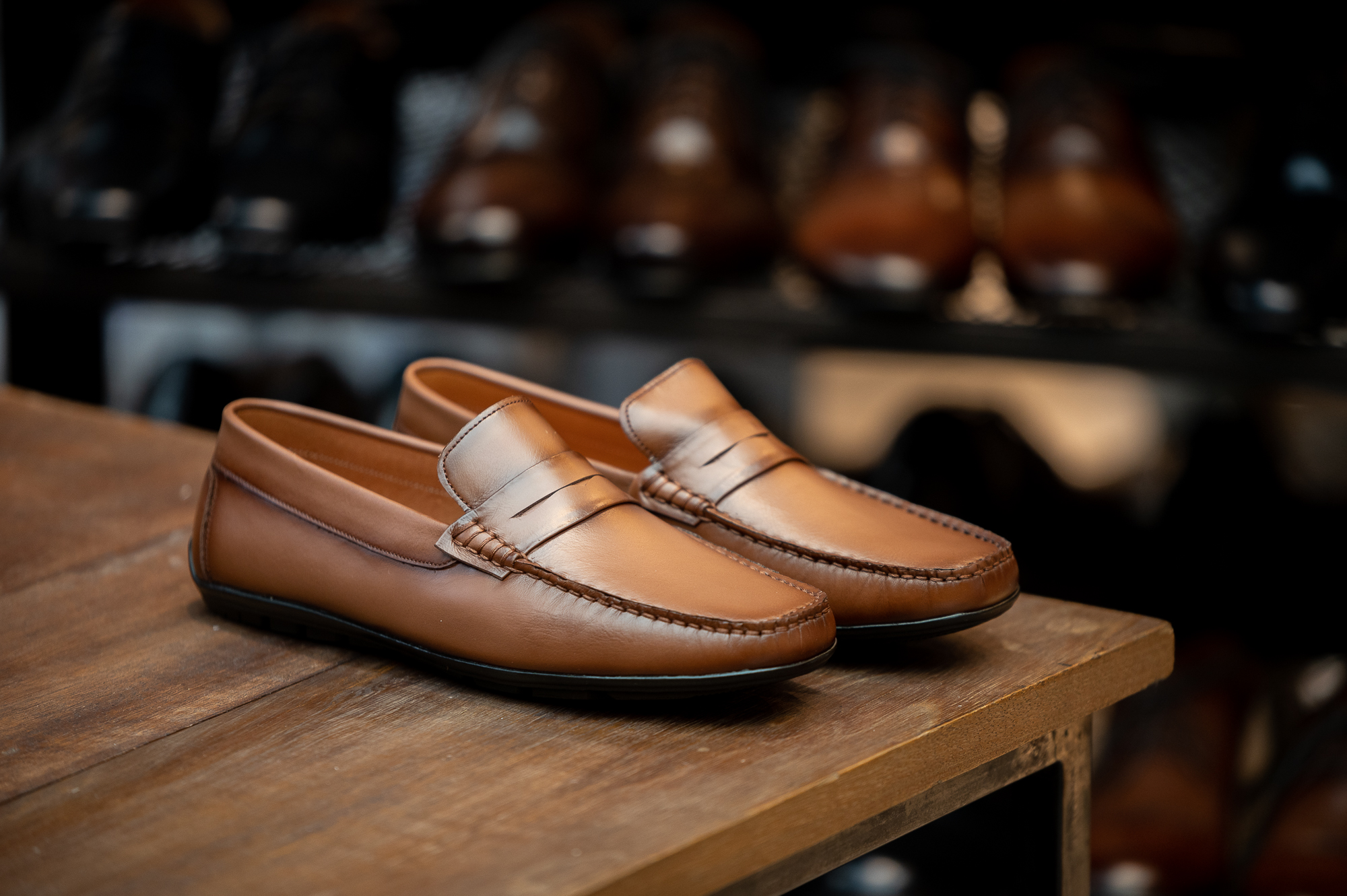 [K002N] Shoesshi รองเท้าผู้ชายหนังแท้ Penny Loafer ทรงคลาสสิค | Lazada ...