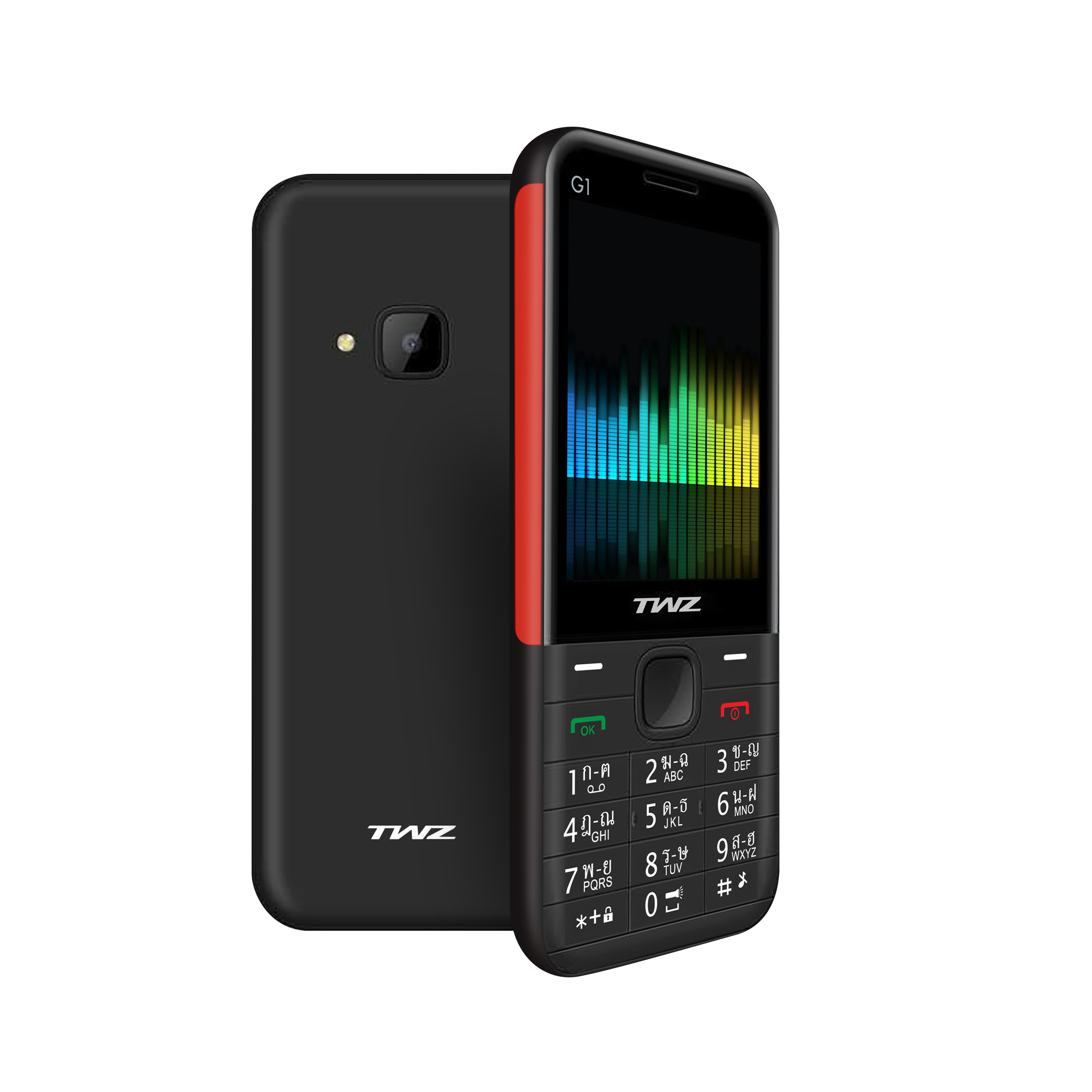 ลดราคา TWZ รุ่น G1 โทรศัพท์มือถือปุ่มกด เปิดใช้งานต่อเนื่องได้ยาวนาน 8 ...