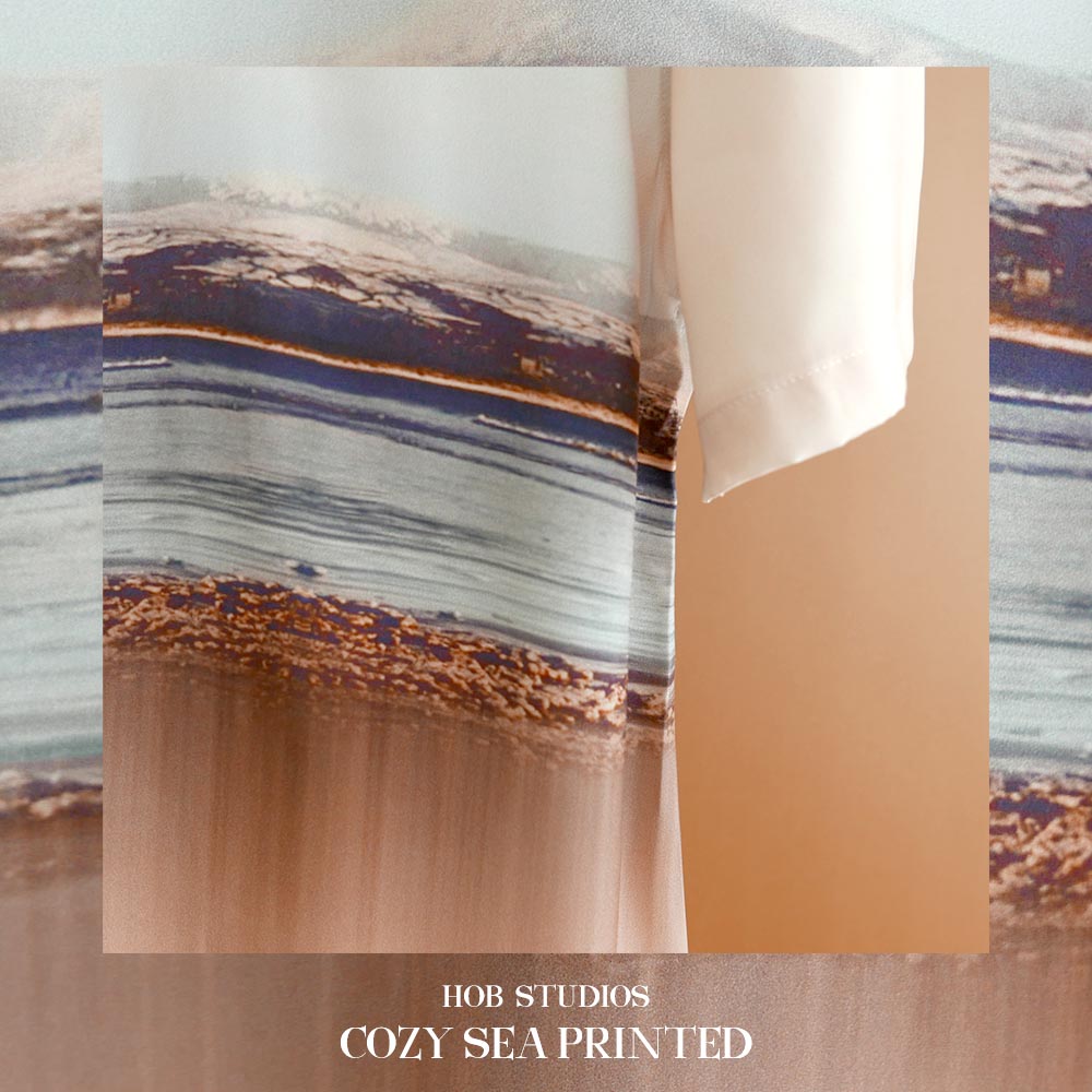 Cozy Sea Print Shirt เชิ้ตลายพิมพ์ HOB STUDIOS - HOB STUDIOS - ThaiPick