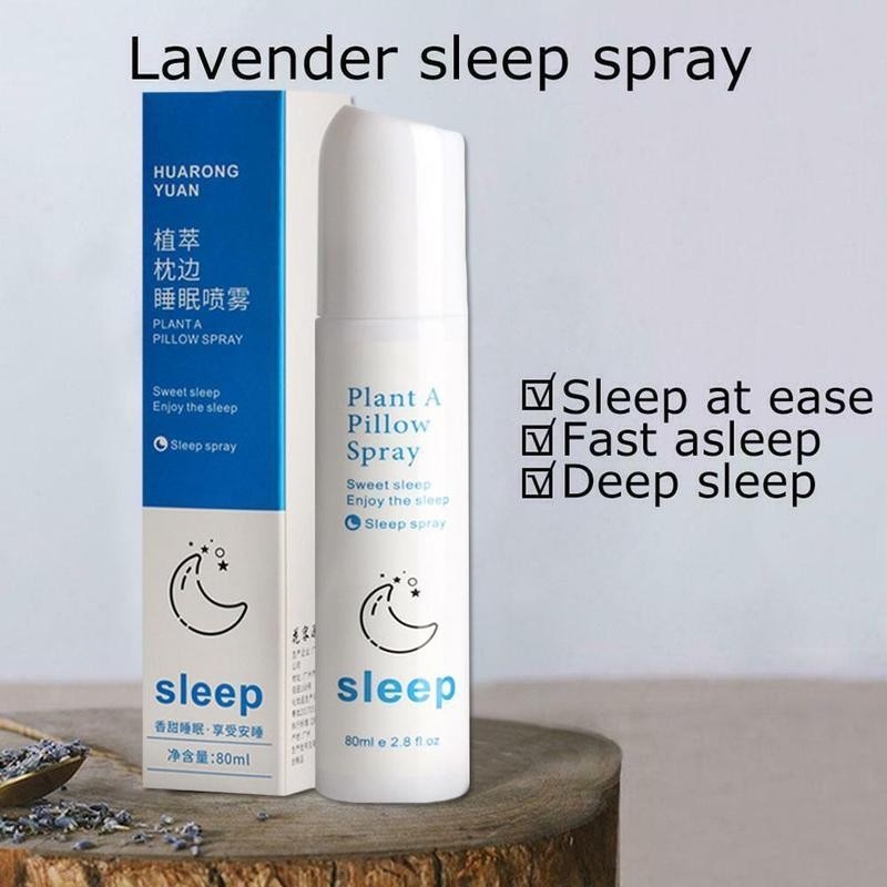 Essential Oil Lavender Deep Sleep Pillow Spray Insomnia Extract Relieve Stress Castor Oil Help ...