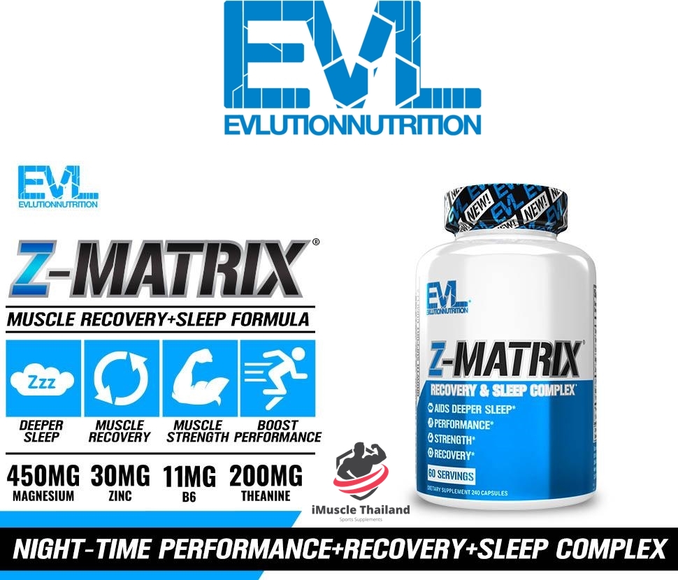 EVL Z-Matrix, Recovery & Sleep Complex (240Capsules) | Lazada.co.th