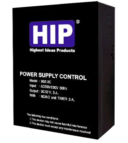 Power Supply 12V 3A HIP(ไม่รวมแบตเตอรี่) สำหรับจ่ายไฟ Access Control ...