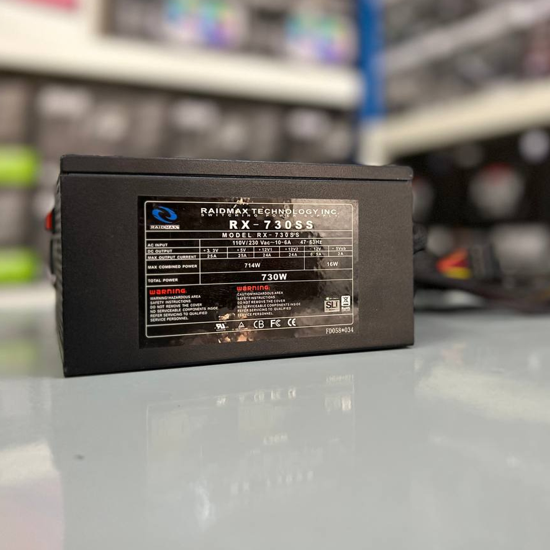 PSU RAIDMAX RX-730SS 730W (FULL) POWER SUPPLY (อุปกรณ์จ่ายไฟ) สินค้ามือ ...