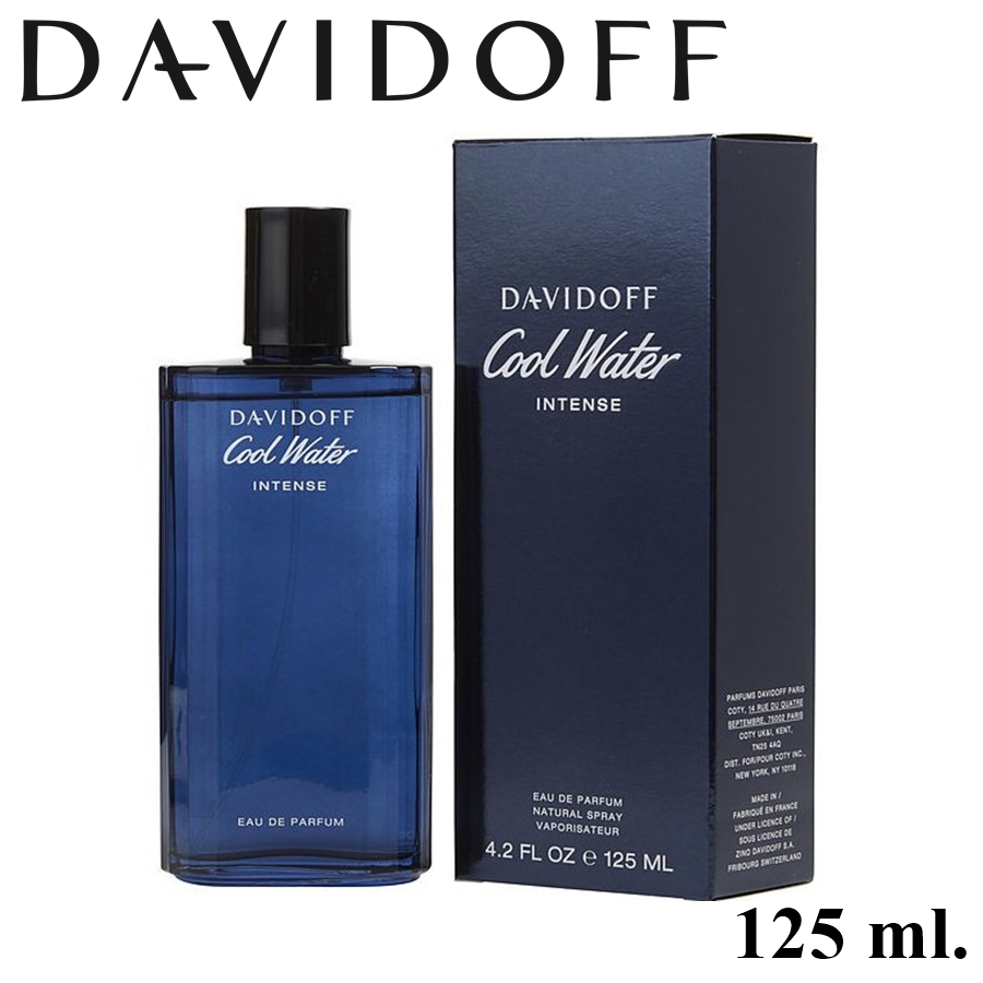 DAVIDOFF Cool Water Man Intense EDP 125 ml. น้ำหอมแท้ พร้อมกล่องซีล ...