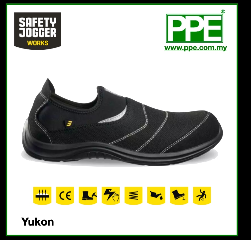 Safety Jogger Yukon Slip On Safety Shoe - LHKD - ThaiPick