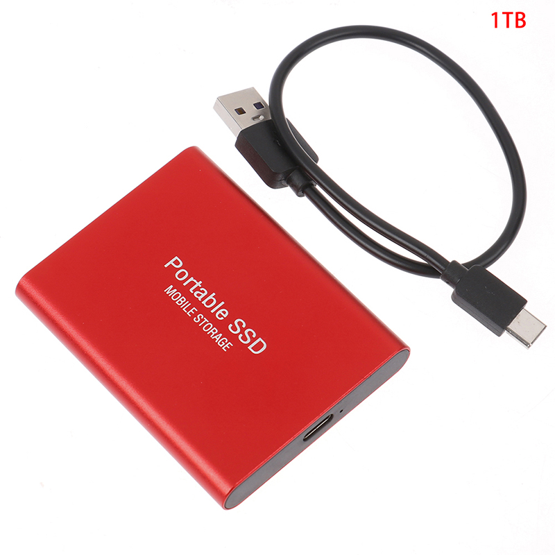 4TB/2TB/1TBGB Mobile Hard Disk Type C USB3.1 Portable SSD Solid State ...