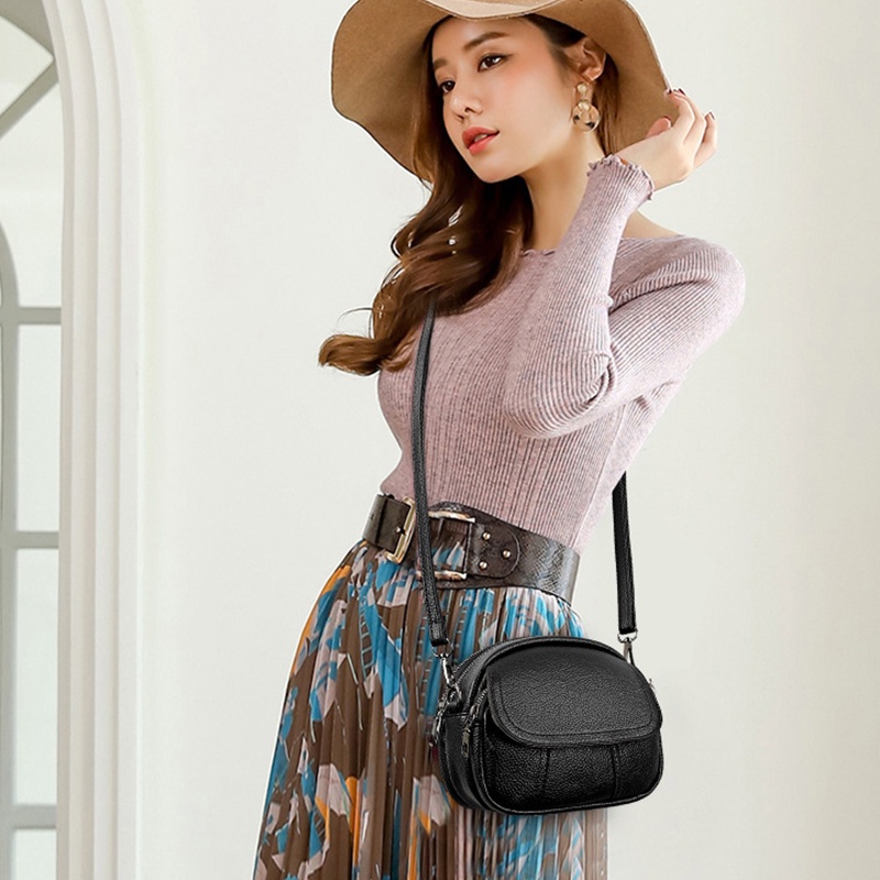 Yogodlns Retro Simple Flap Crossbody Messenger Bags High Quality Female ...