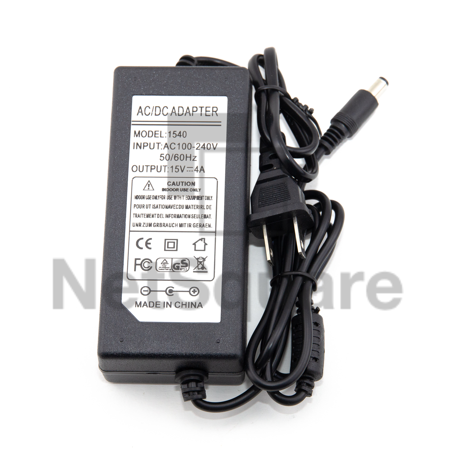 Adapter 15V 4A อะแดปเตอร์ DC Power Supply 5.5*2.5mm And 5.5*2.1mm US ...