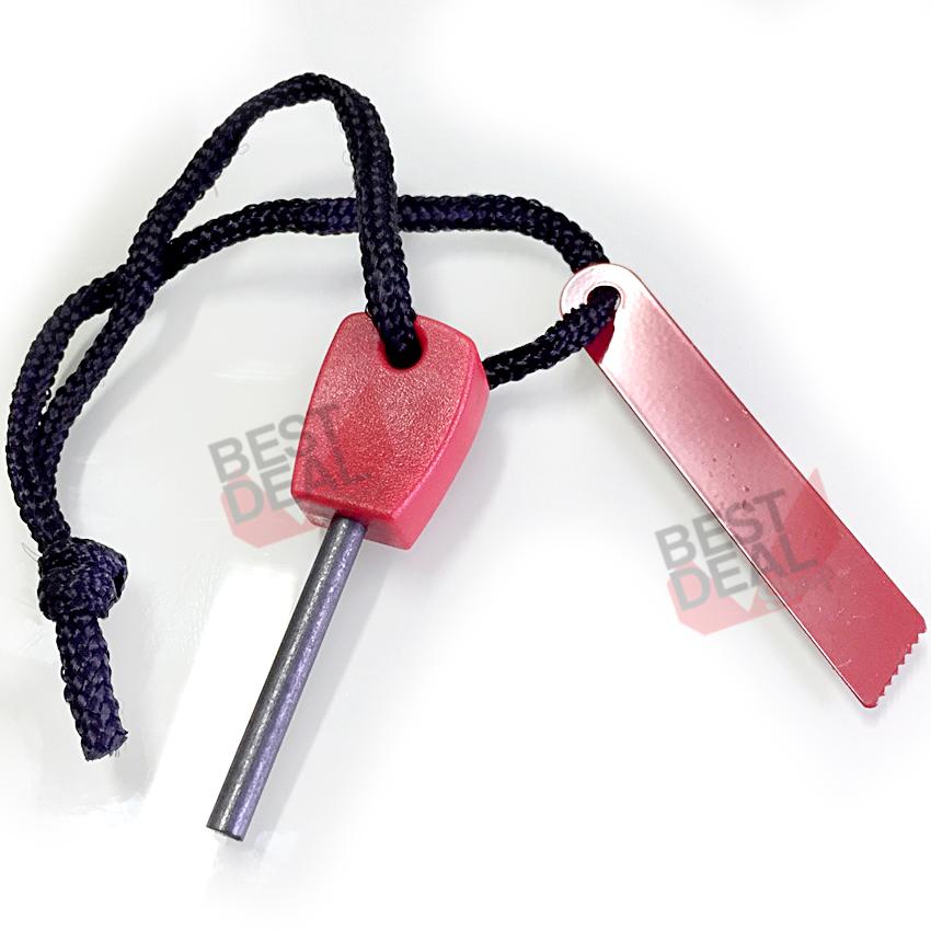 Mini Flint Striker Fire Starter แท่งแมกนีเซียม พกพา แท่งจุดไฟ แท่ง ...
