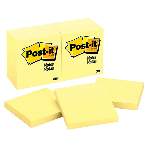 3M Post-it กระดาษโน๊ต โพสต์อิท ขนาด 1.5 x 2” สีเหลือง | Lazada.co.th