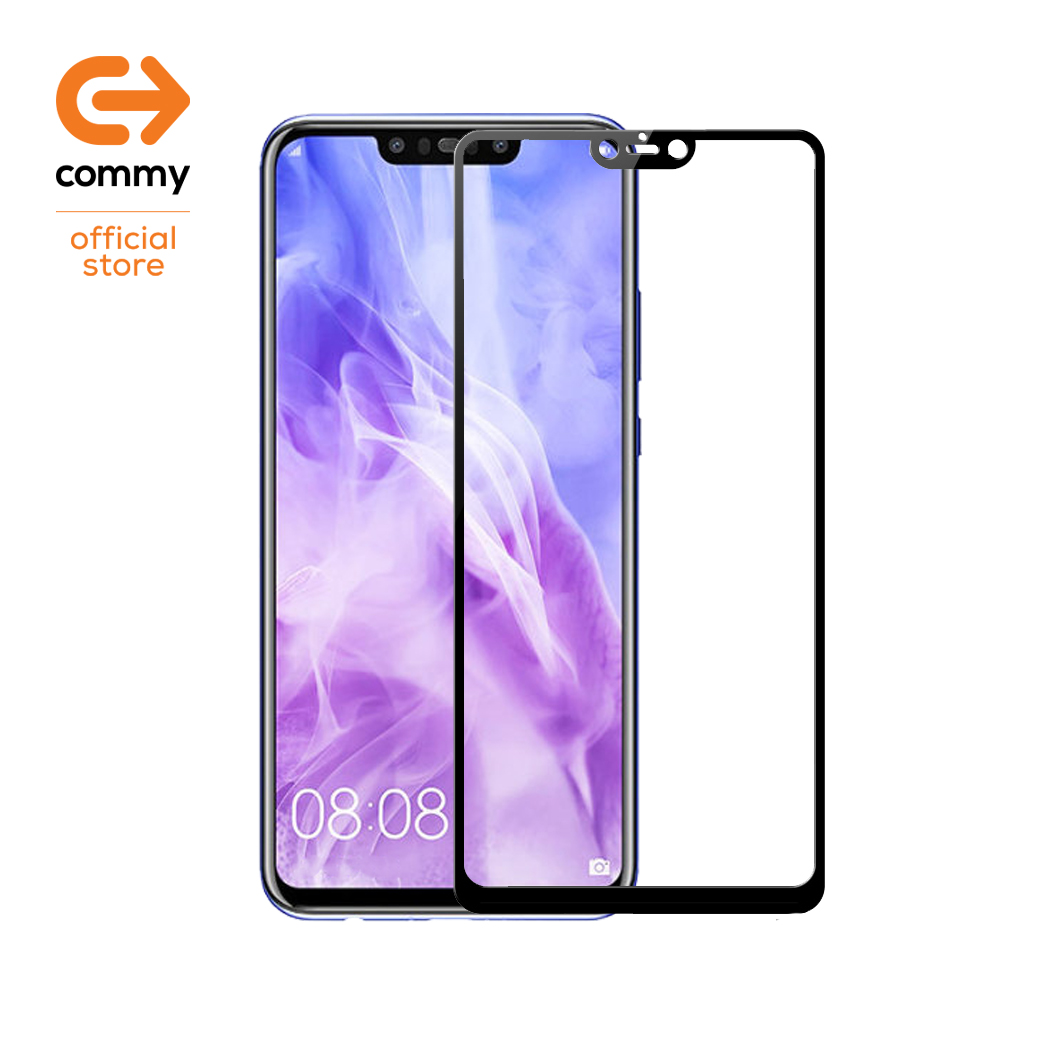 COMMY ฟิล์มกระจกกันรอย เต็มจอ ทนทานพิเศษ Huawei Nova 3 รุ่น X-Strong ...
