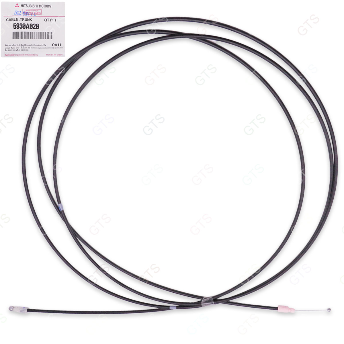 สายดึงฝากระโปรง สายดึงฝากระโปรงท้าย ของแท้ สีดำ สำหรับ Mitsubishi ...