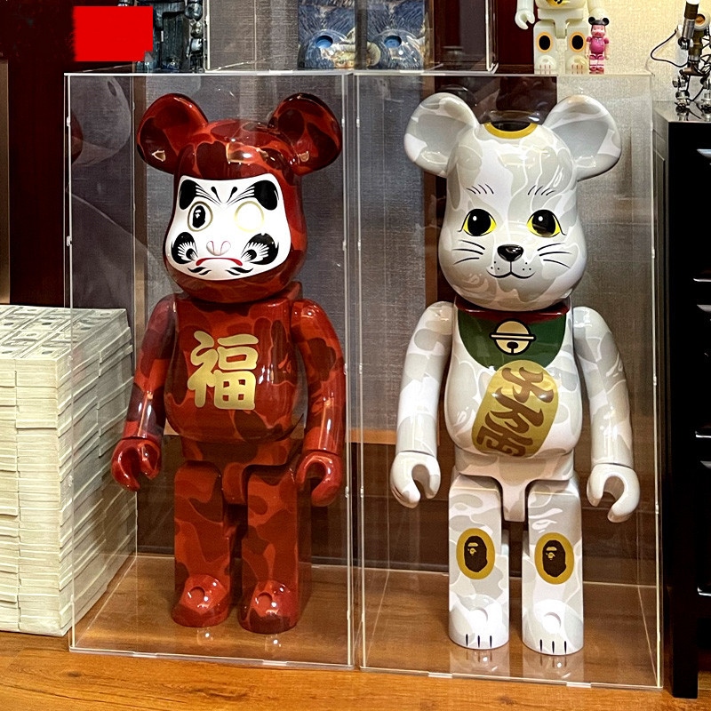 28cm Bearbrick 400 Statue Figure Storage Case Display Case DIY ...