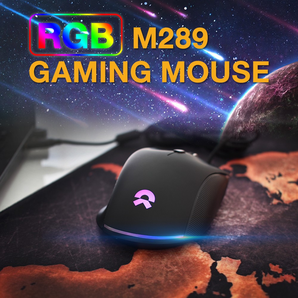 ส่งเร็ว OKER M289 Mouse RGB BACKLIT เมาส์ไฟ RGB เรืองแสง dpi 6 ระดับ ...
