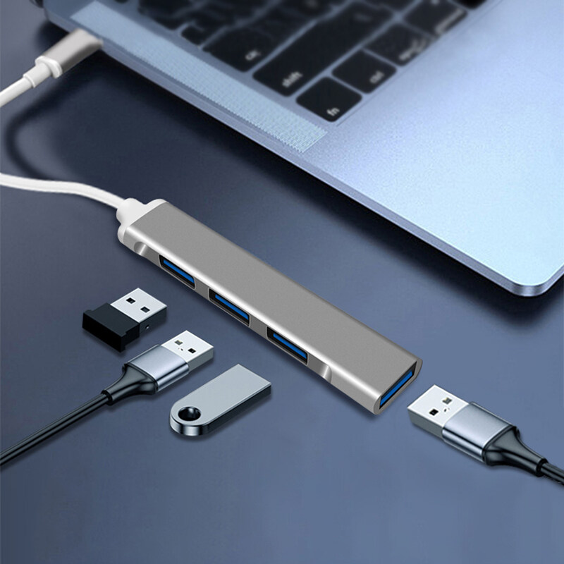 4 port USB HUB 3.0 to Type-c USB 3.0 Hub 4 Port Ultra Slim Data 5Gbps ...
