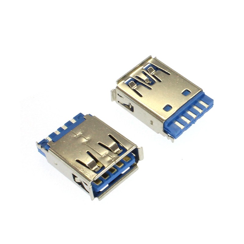 อะไหล่ พอร์ต ขั้วต่อ USB 3.0 4 Pin 30V 1.5A ตัวเมีย AF Female Type A ...