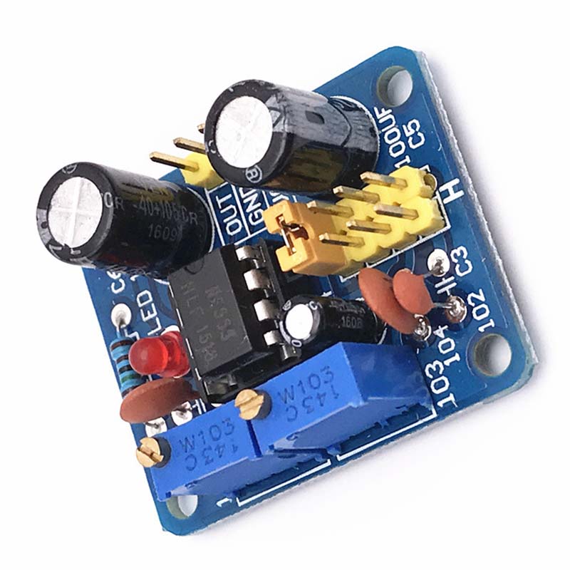 NE555 Pulse Module Adjustable Frequency Duty Cycle Square Wave ...
