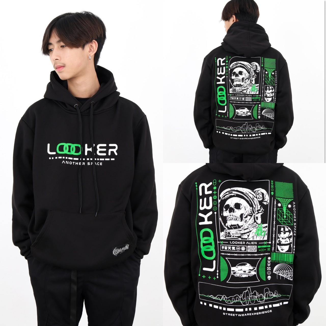 9FEB Looker Hoodies ผ้าสำลีหนานุ่ม เสื้อฮู้ดดี้ ทรง oversized Bz001-Bz015 | Lazada.co.th