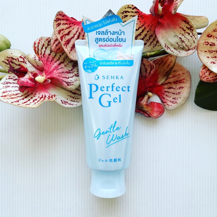 100 g. ผลิต 06/22 Senka Perfect Gel Gentle Wash เซนกะ เพอร์เฟ็ค เจล เจนเทิ้ล วอซ เจลล้างหน้าสูตร ...