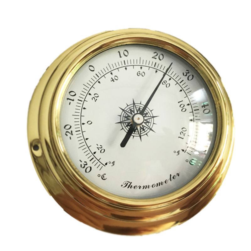 4 Pcs Boat Barometer Clock Thermometer Hygrometer Marine Weather ...
